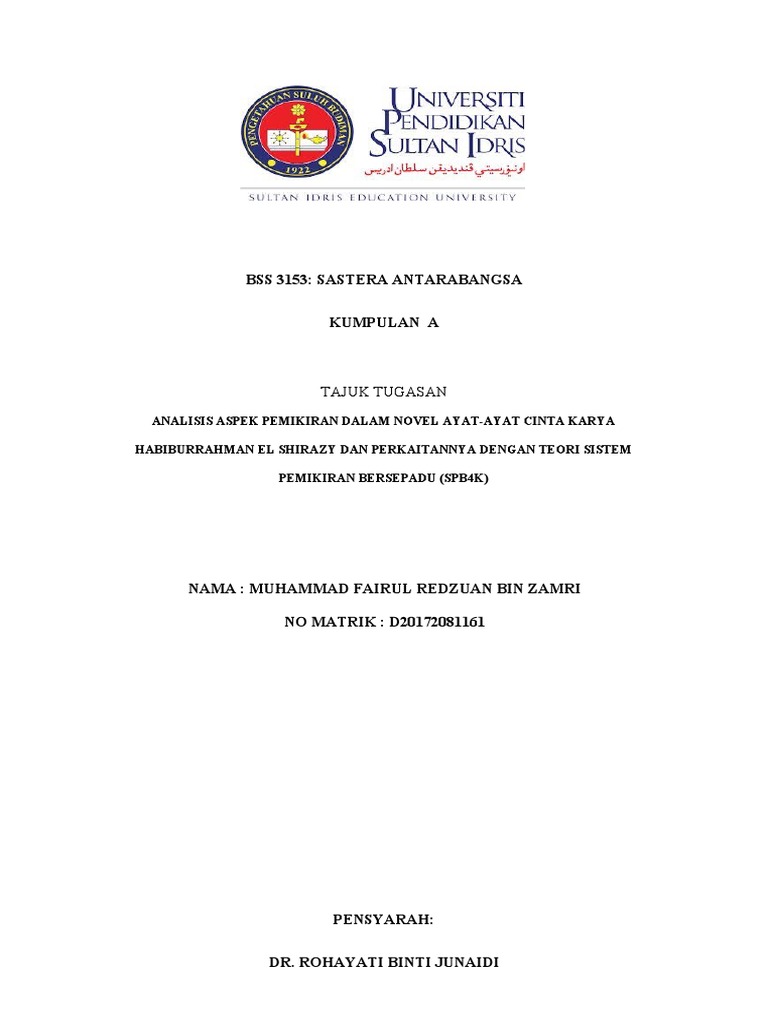 Aspek Pemikiran Sastera | PDF