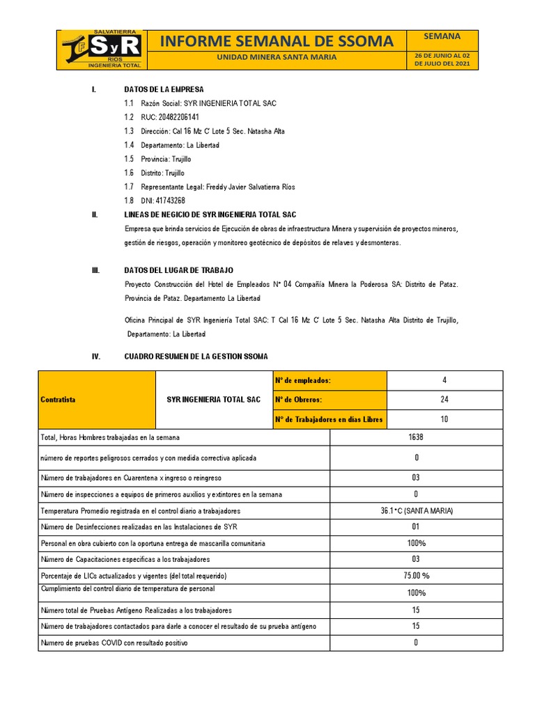 Informe Semanal de Ssoma 26-02 de Julio | PDF | La seguridad ... Informe Semanal de Ssoma 26-02 de Julio | PDF | La seguridad ...