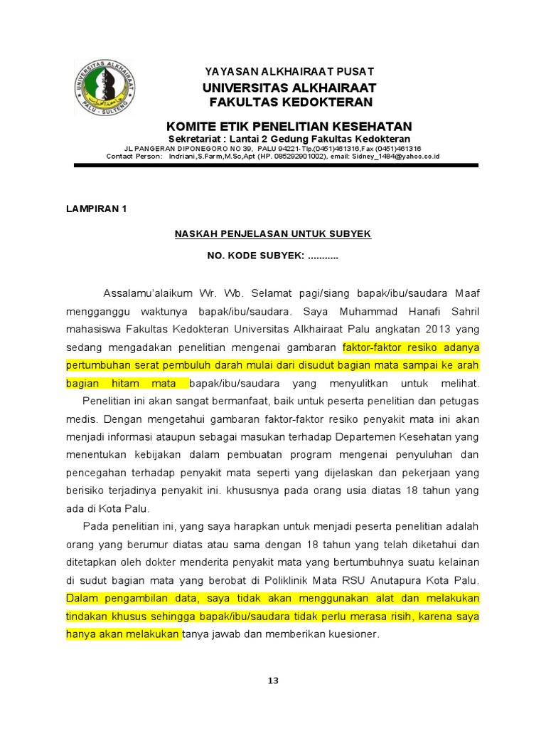 LAMPIRAN Muhammad Hanafi Sahril | PDF