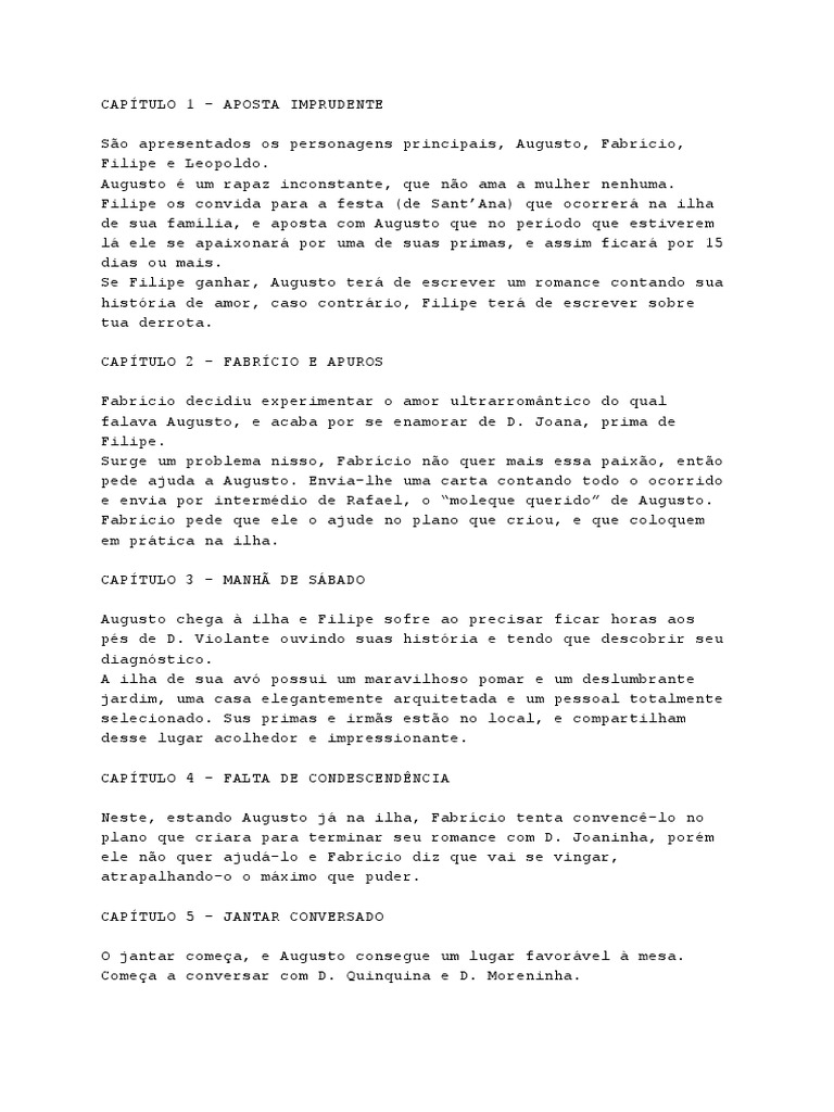 Resumo A Moreninha Download Grátis Pdf Augustus Amor