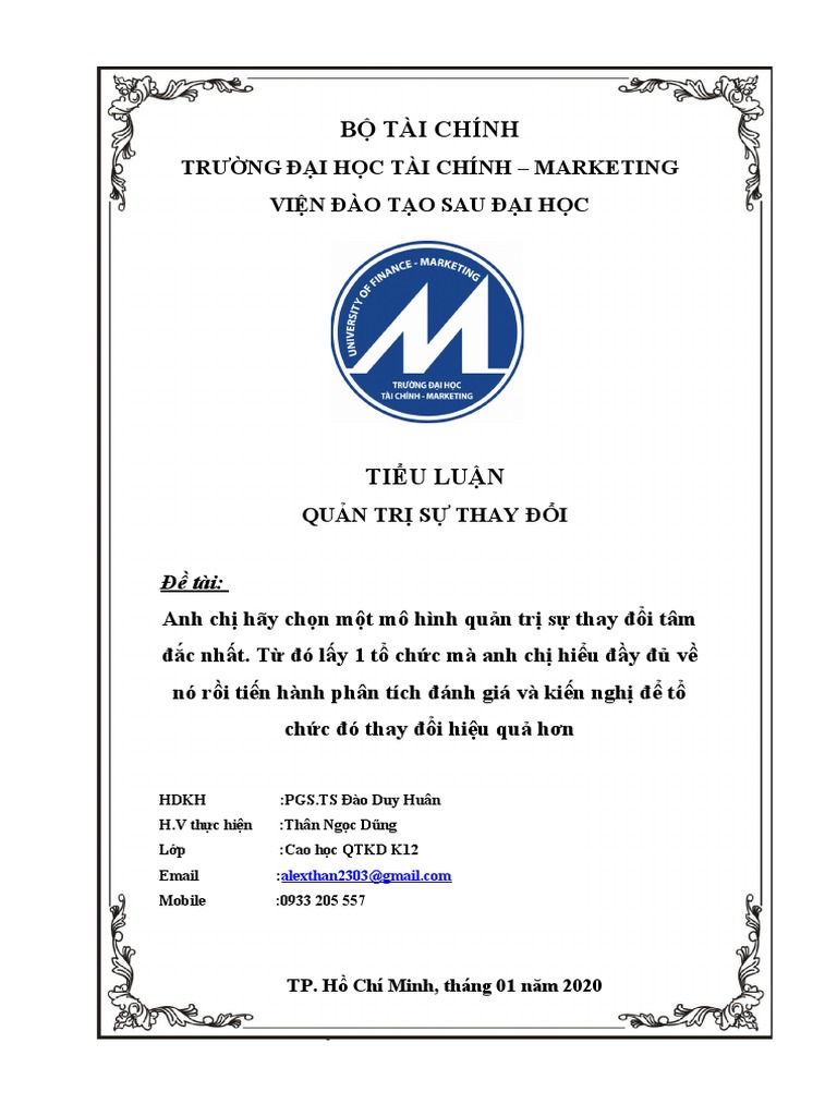 04 - Thân Ngọc Dũng - QTKD K12 TQSTĐ | PDF