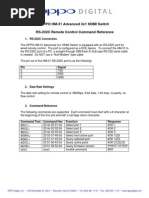 Samsung TV RS232 Control Guide | PDF | Color Balance | Color