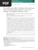 Violence Aggression Assessment Checklist | PDF | Aggression | Violence