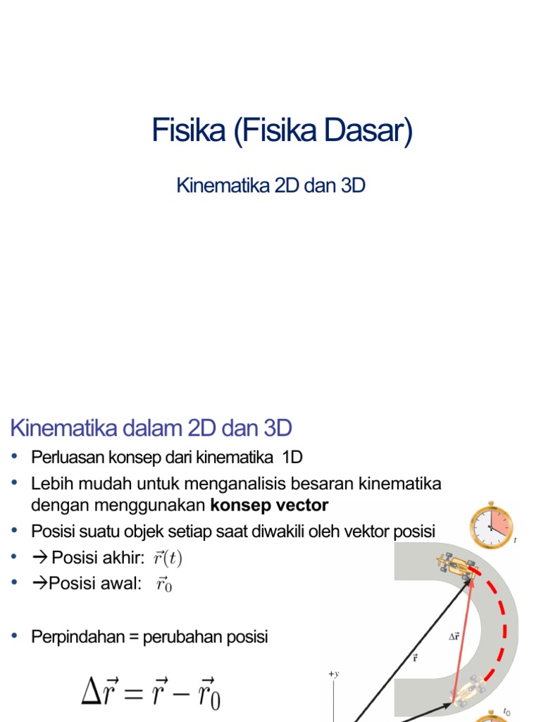 03-Kinematika 2D & 3D | PDF