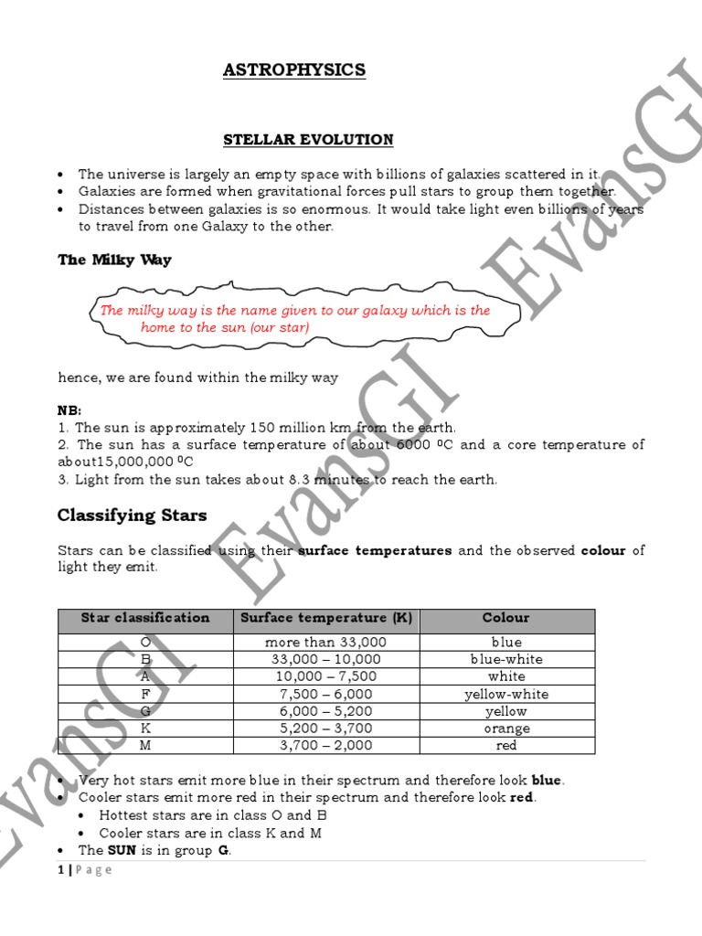 Stellar Evolution and Star Life Cycle | PDF | Stars | Nuclear Fusion