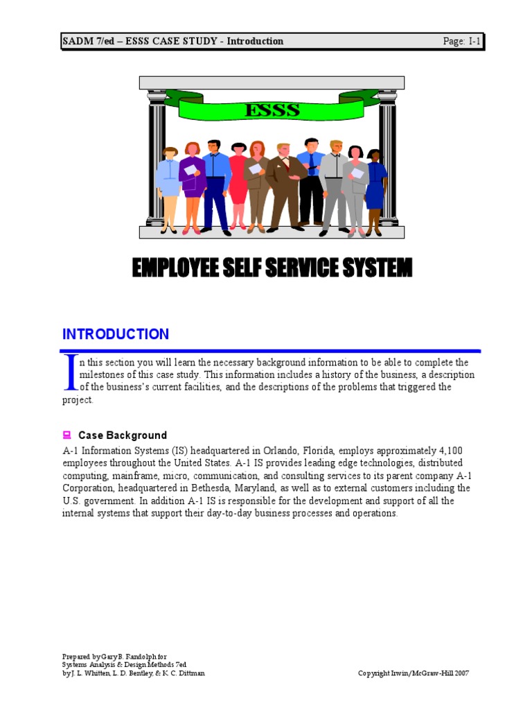 Case Study ESSS - Introduction | PDF | Laptop | Desktop Computer