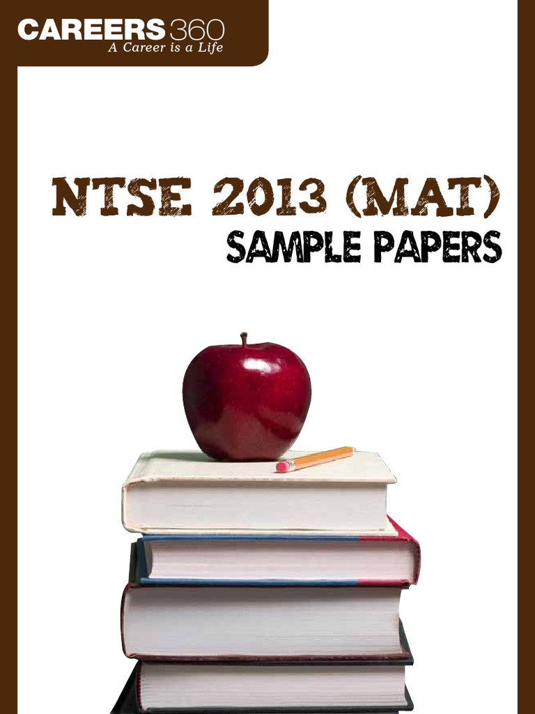 NTSE 2013 MAT Sample Papers | PDF