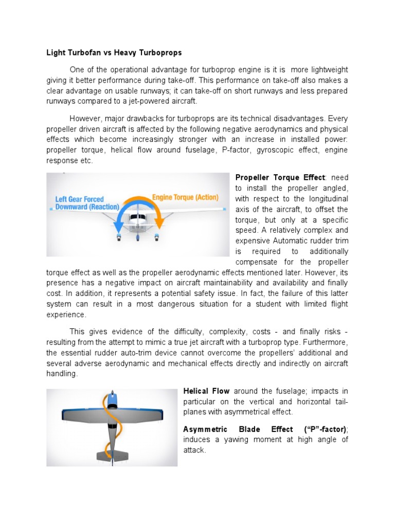 Light Turbofan Vs Heavy Turboprops | PDF | Aircraft | Jet Engine