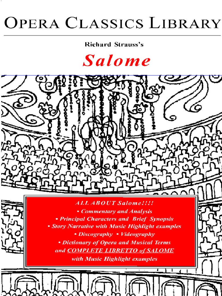 Salome - Opera Classics Library Series | PDF | Richard Strauss | Herod ...