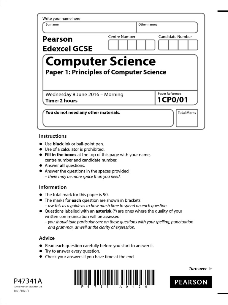 Computer Science: Pearson Edexcel GCSE | PDF | Encryption | Workweek ...