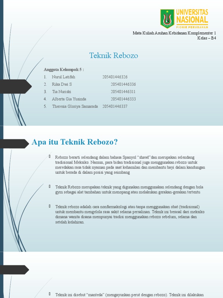 Teknik Rebozo | PDF