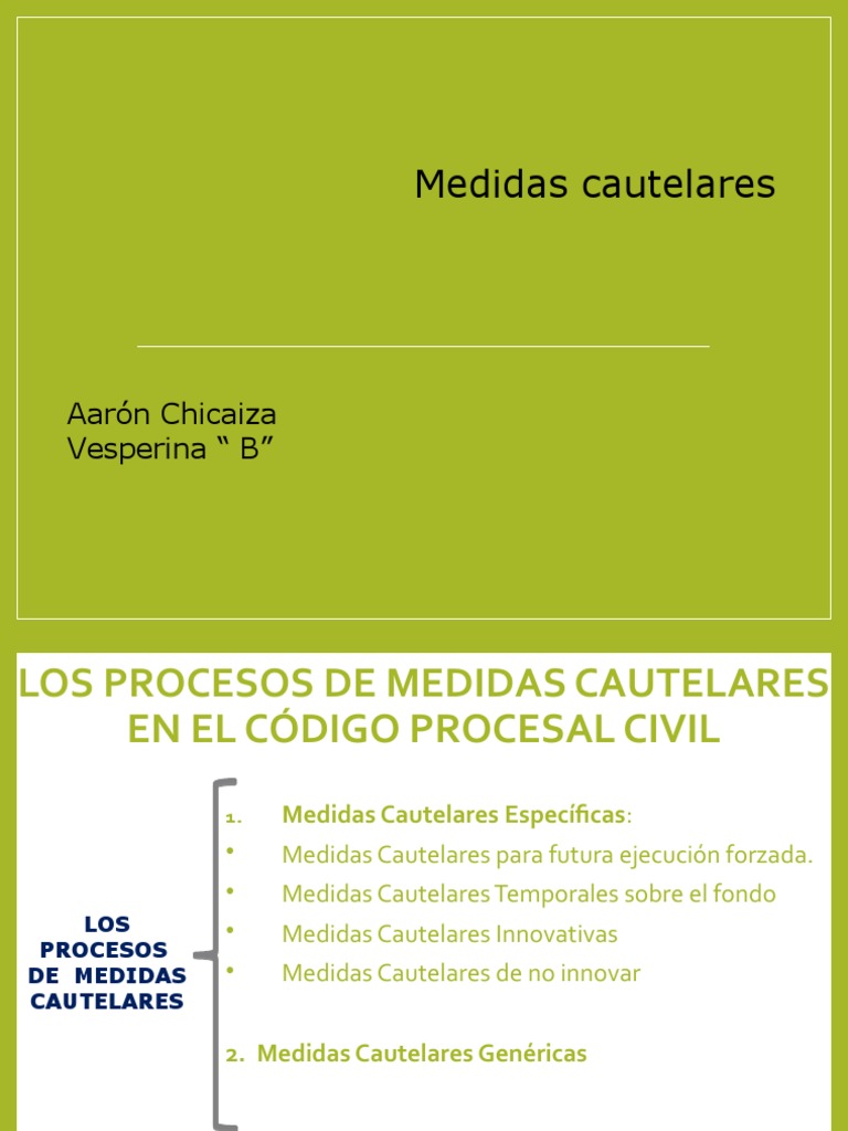 Mapa Conceptual de Medidas Cautelares | PDF | Mandato | Principios éticos