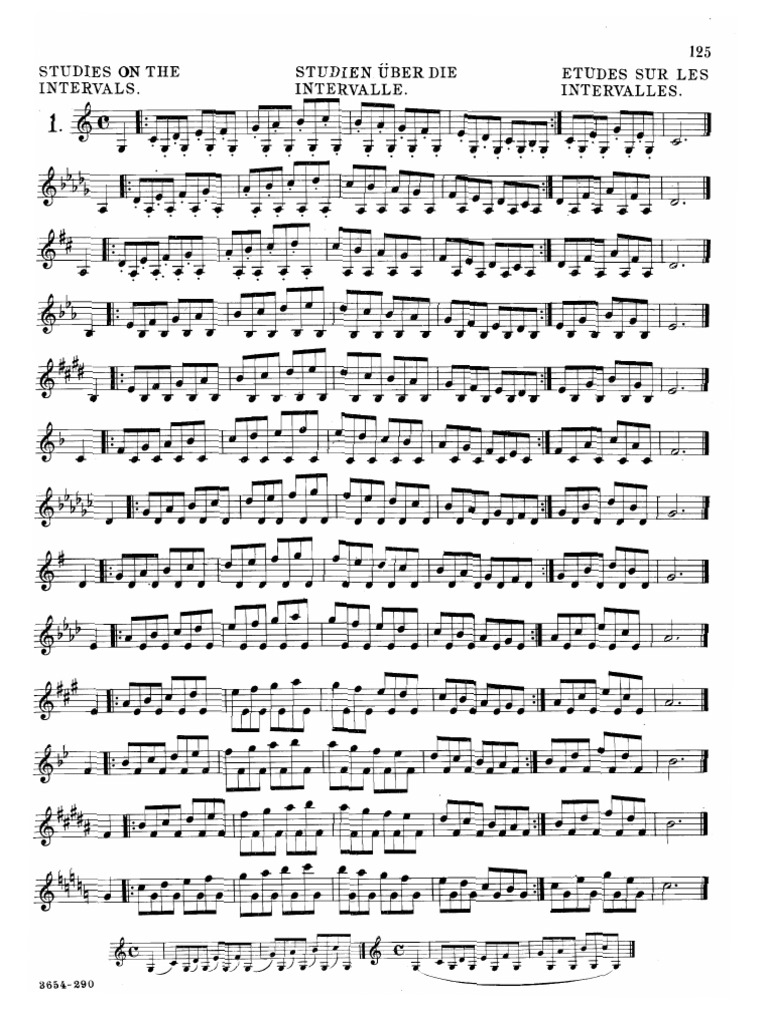 Arban Intervals | PDF