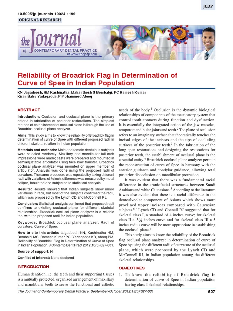 Broadrick Flag. | PDF | Mouth | Dentistry