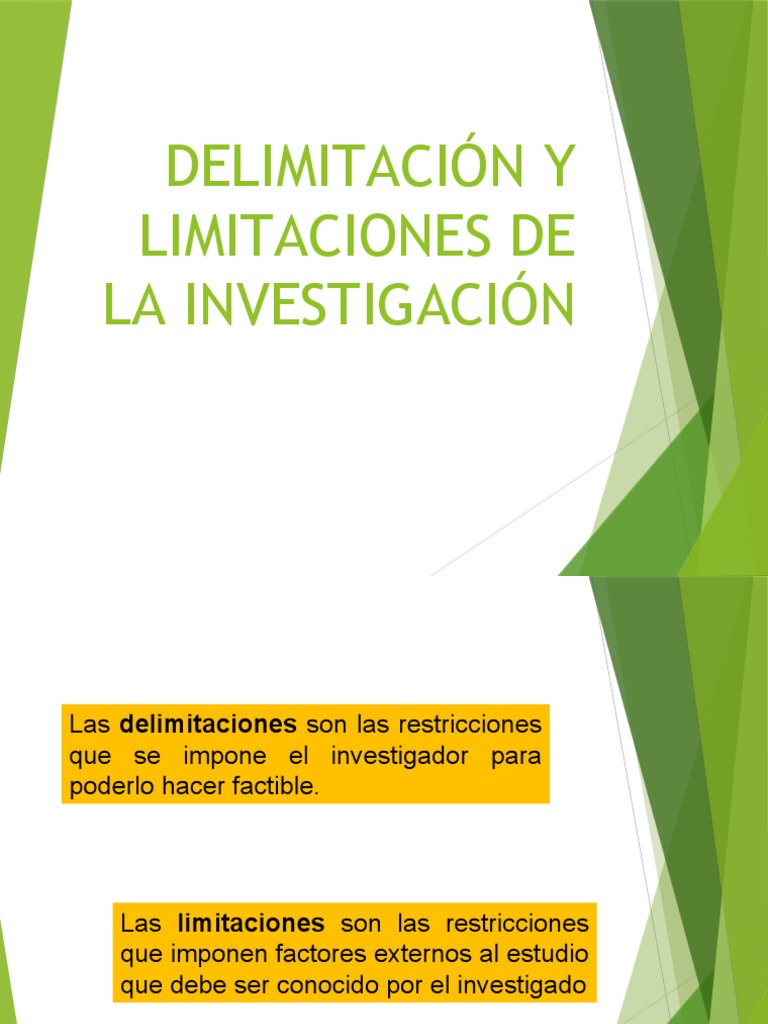Delimitación. Limitaciones | PDF | Parcialidad | Información
