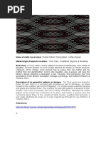 Traditional Panay Bukidnon Embroidery Patterns | PDF