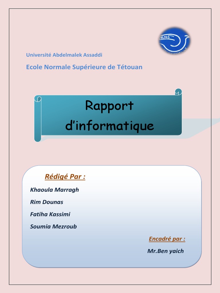 Rapport PDF | PDF | Ordinateurs | Technologie et ingénierie