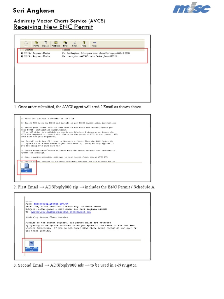 AVCS Received New ENC Permit | PDF | Zip (File Format) | Backup