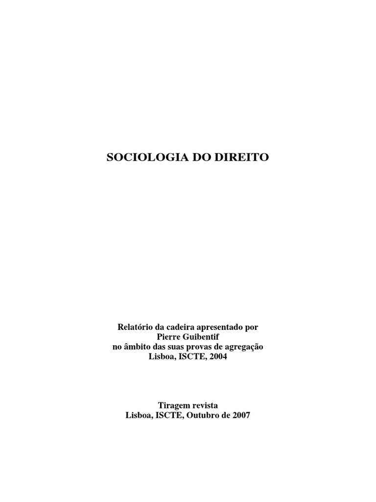 SDir Doc PG SocDir 2007 | PDF | Sociologia | Science