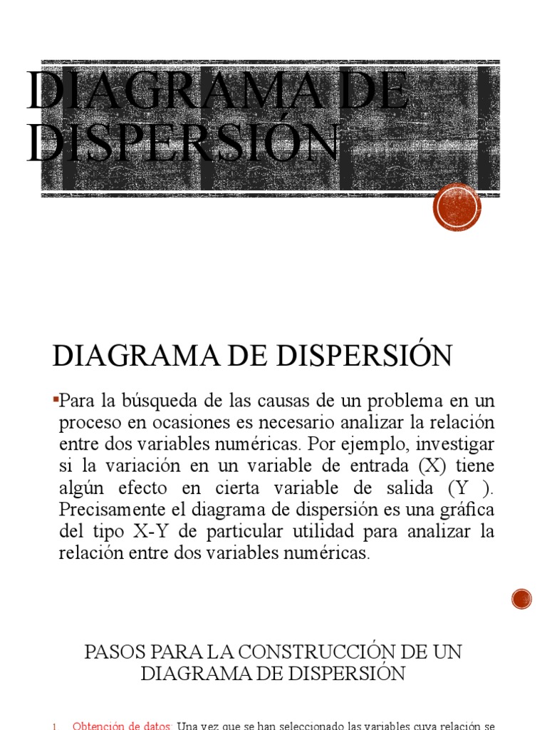 Diagrama de Dispersión: Guía y Ejemplos | PDF | Dispersión estadística ...