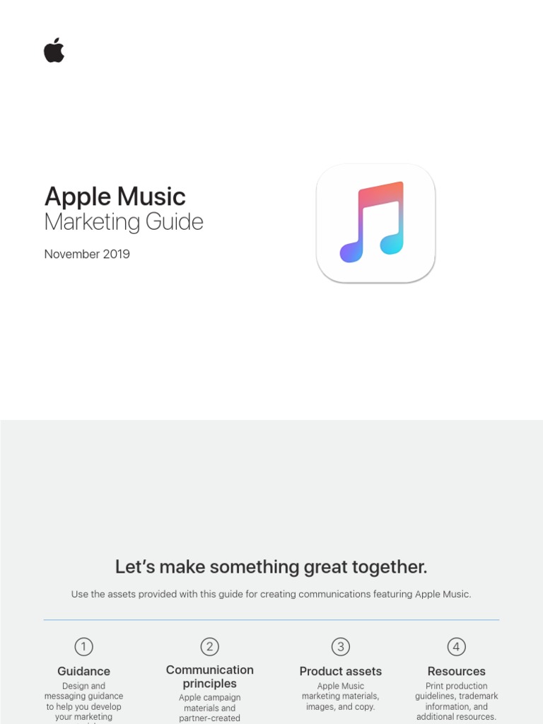 Apple Music: Marketing Guide | PDF | Apple Inc. | I Phone