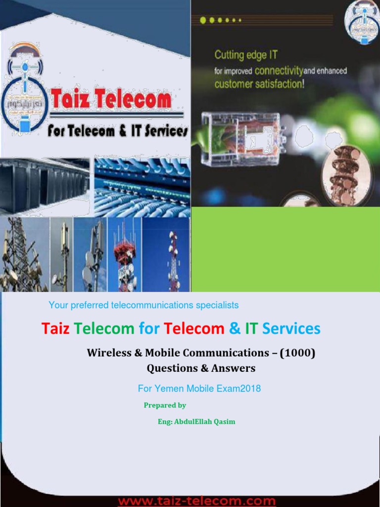 Wireless & Mobile Communications Questions & Answers | PDF | 3 G ...