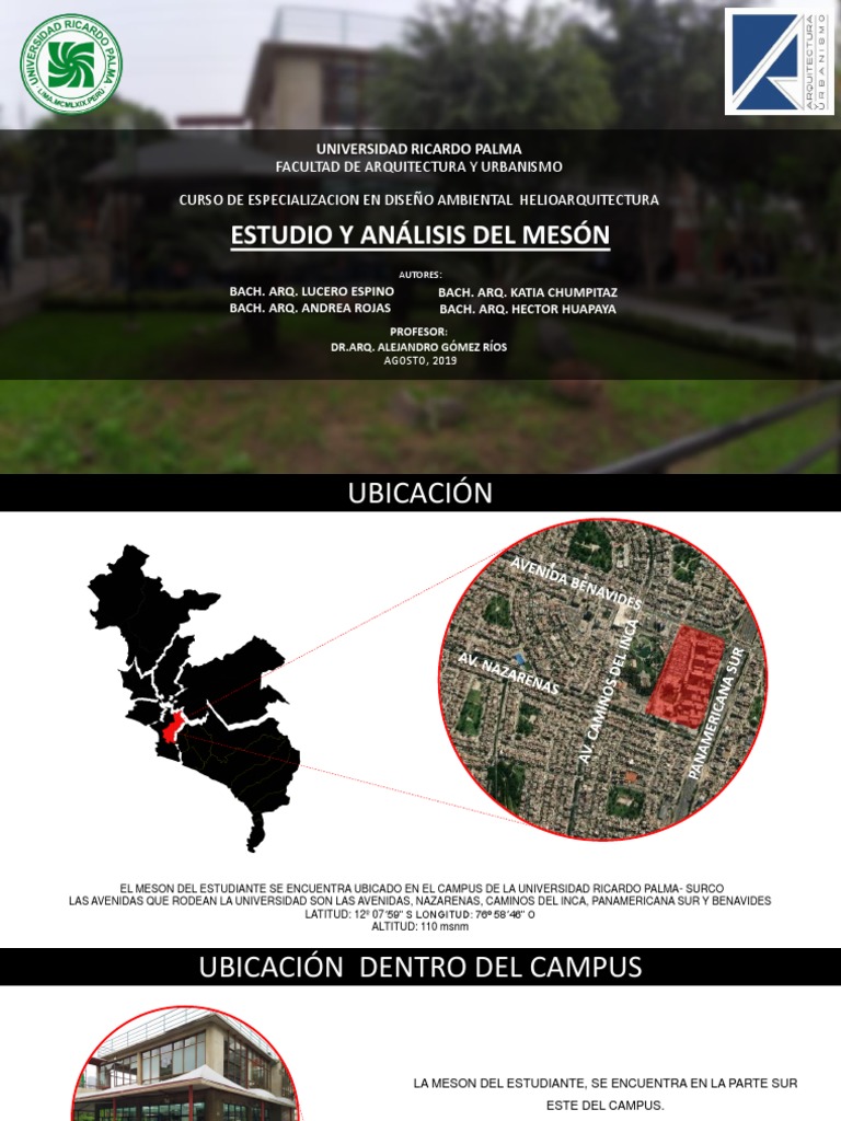 Mezon Urp Analisis | PDF | Elementos arquitectónicos | Naturaleza