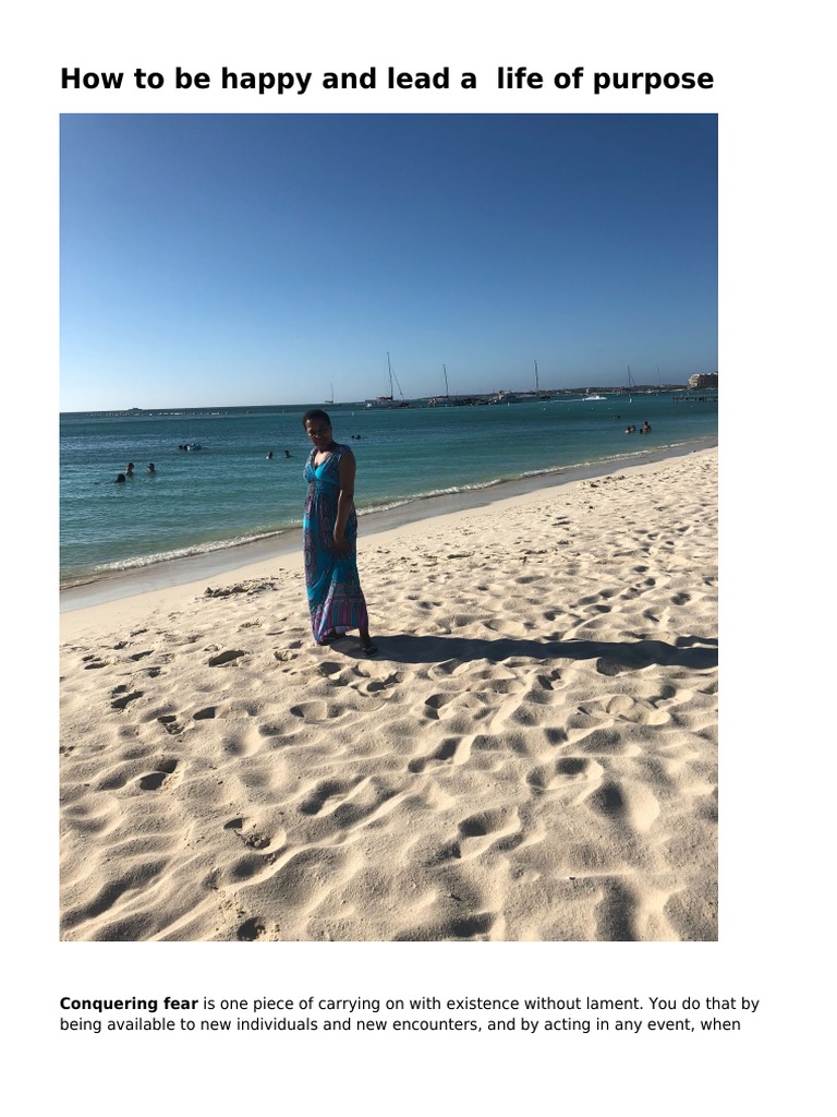 How To Be Happy and Lead A Life of Purpose 1625429726 | PDF
