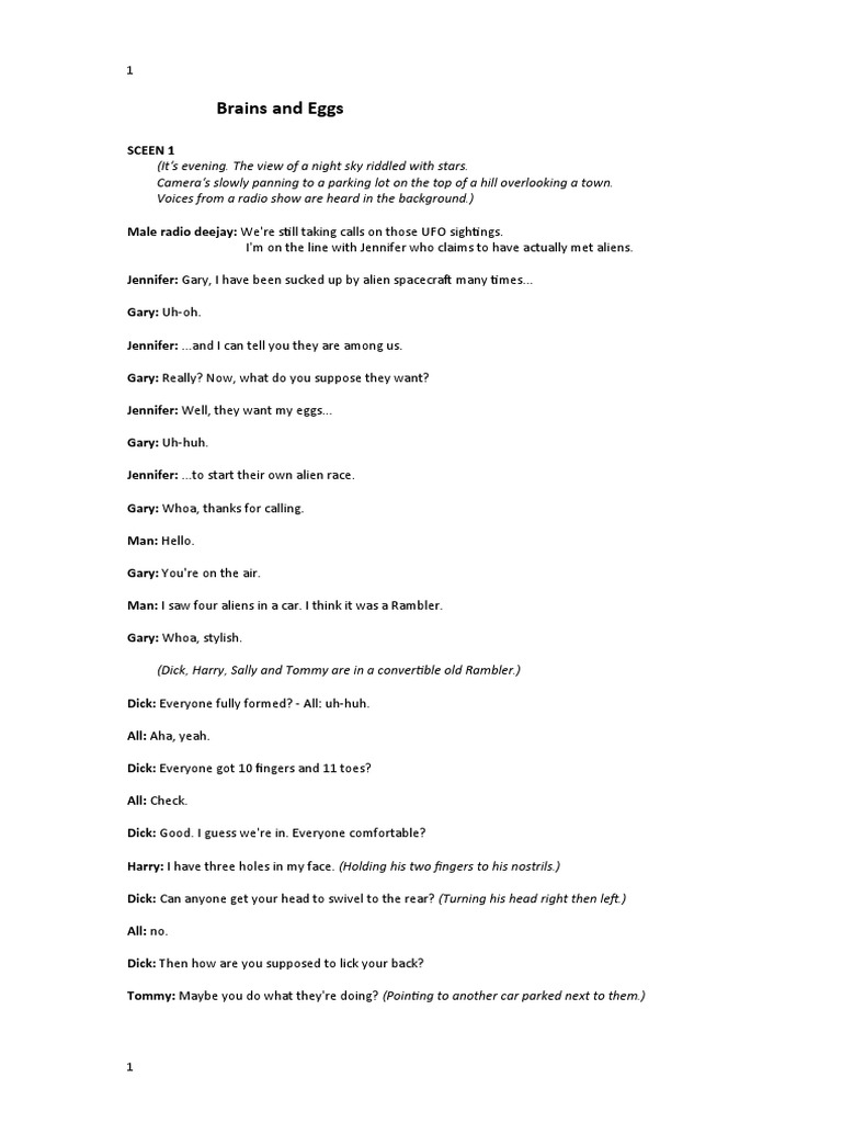 3rd Rock From The Sun S01e01 Episode Script | PDF | Nature