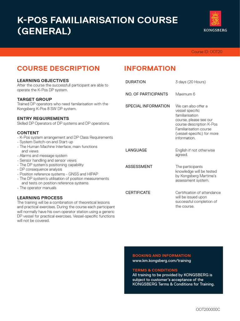 K-POS DP System Familiarisation Course | PDF | Information | Cognitive ...