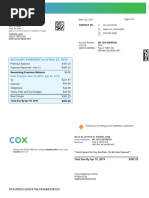 Xfinity Bill PDF | PDF | Fee | Video