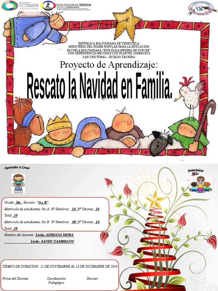 Hojas De Trabajo De Navidad 5to Grado Proyectos Sobre La NAVIDAD