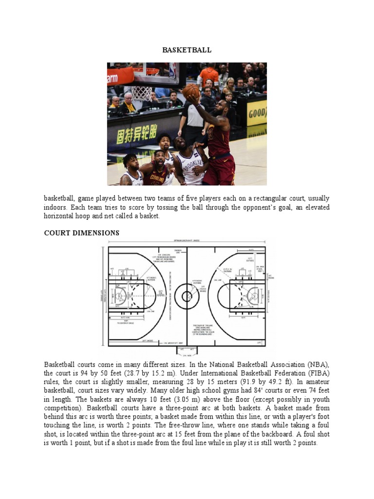 BASKETBALL | PDF | Teams | Team Sports