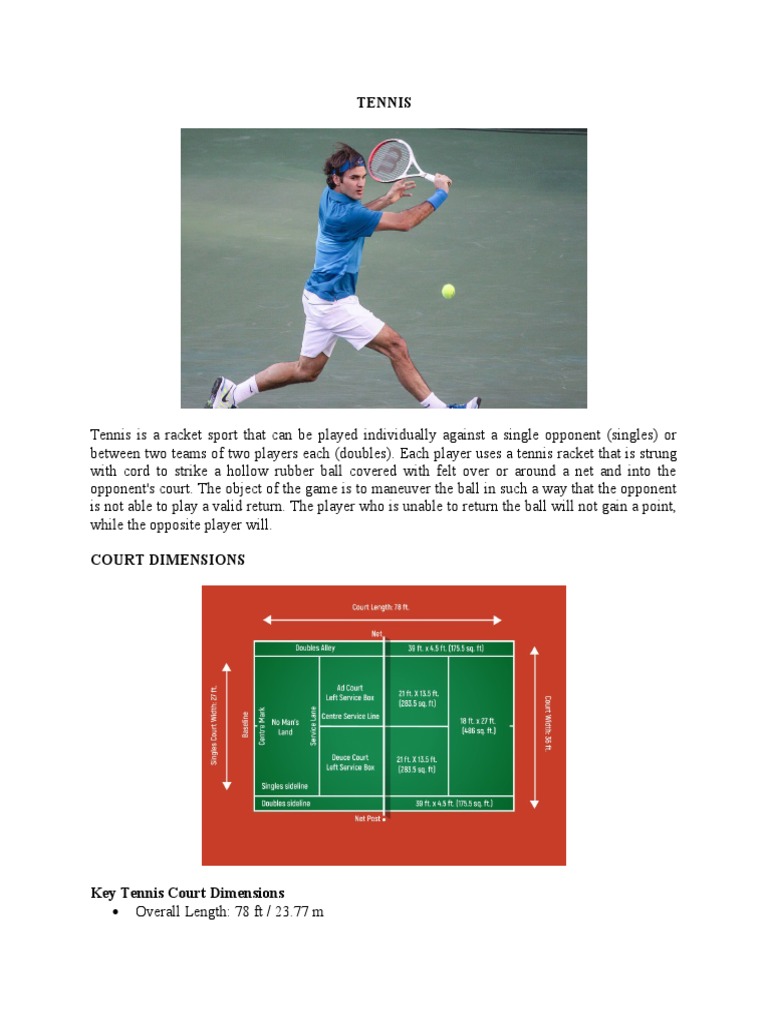 TENNIS | PDF | Referee | Racquet Sports