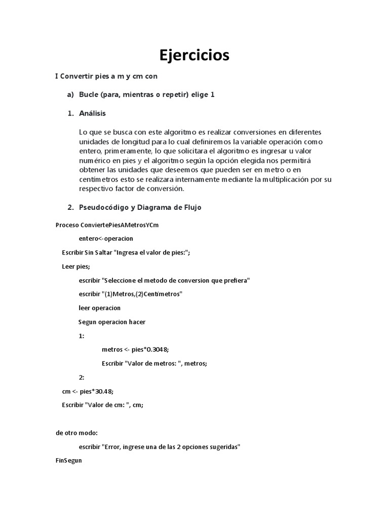 Examen Practico Algoritmos | PDF | Algoritmos | Programa de computadora