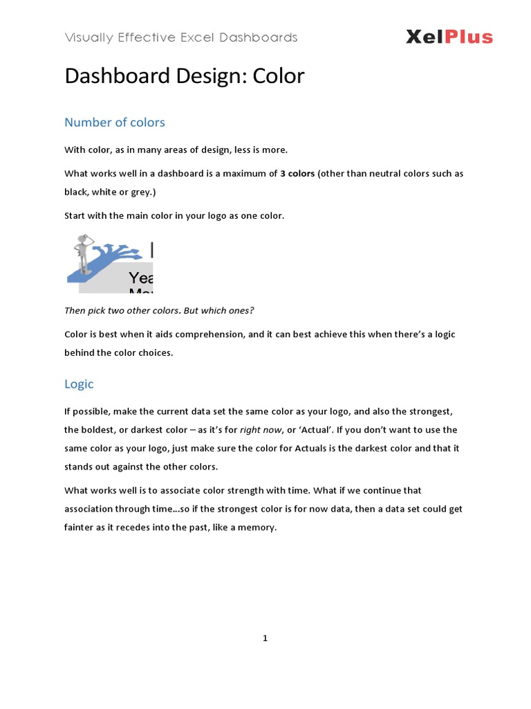 Dashboard Design: Color: Number of Colors | PDF | Vision | Business