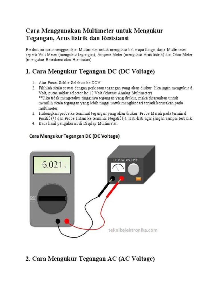 Multitester Elektro | PDF