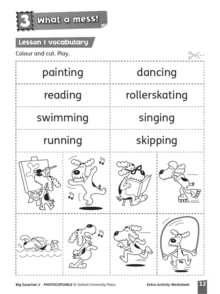 Painting Dancing Reading Rollerskating Swimming Singing Running ...