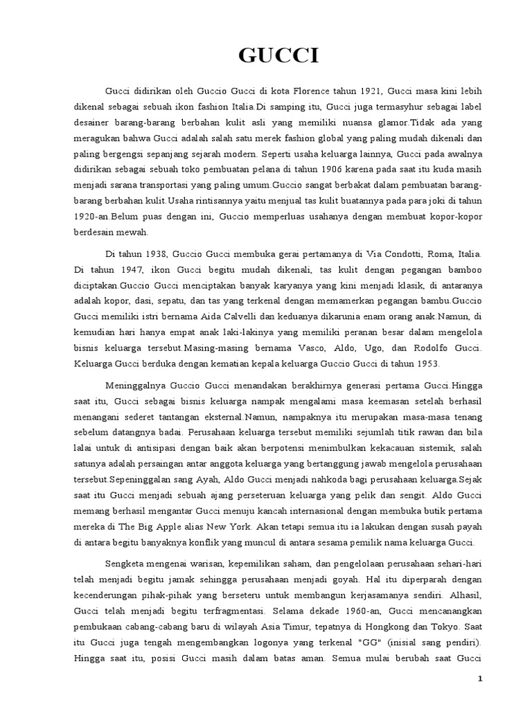GUCCI | PDF