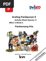 AP Melcs Grade 9 | PDF