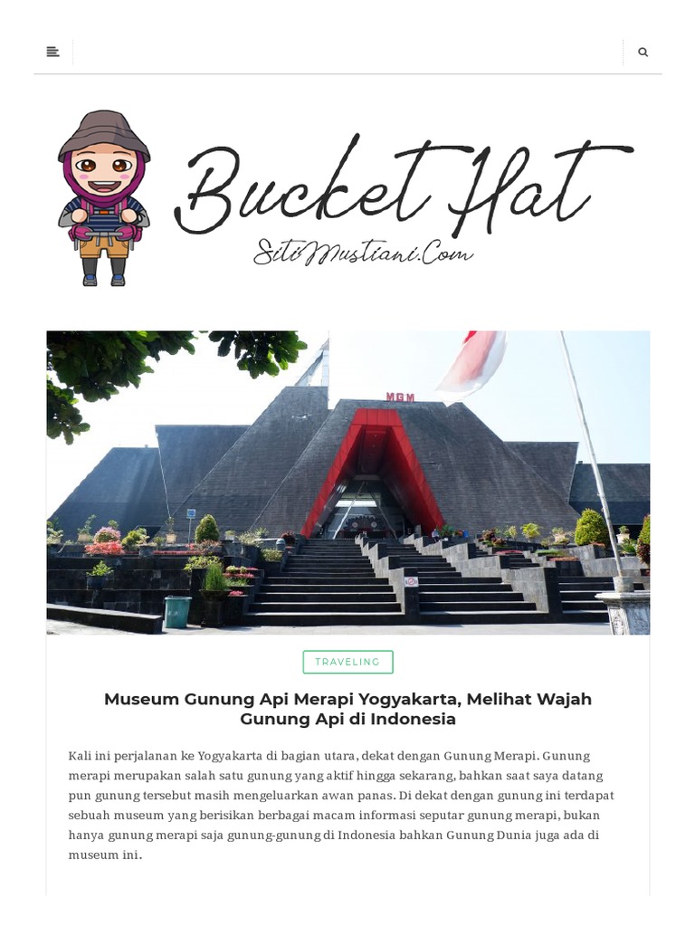 Museum Gunung Api Merapi Yogyakarta, Melihat Wajah Gunung Api Di ...
