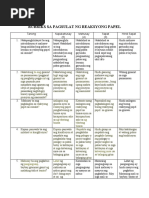 Rubriks Sa Pagsulat NG Sanaysay | PDF