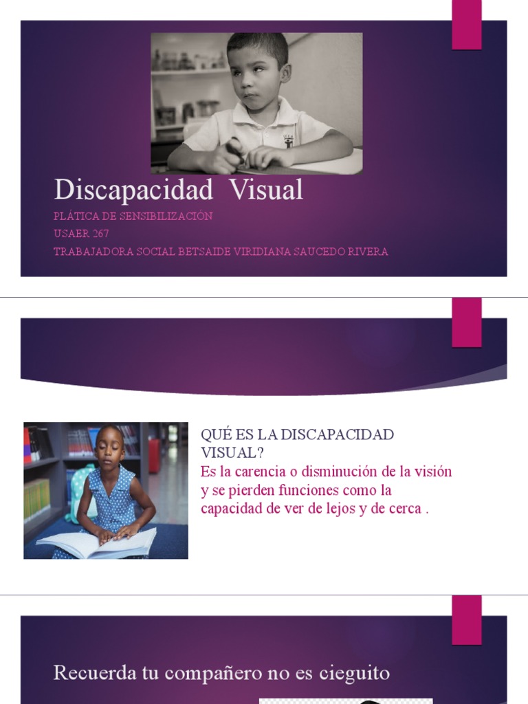 Discapacidad Visual Alumnos | PDF