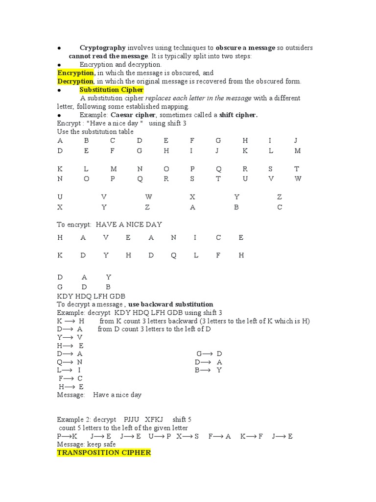 CRYPTOGRAPHY | PDF | Cipher | Cryptography
