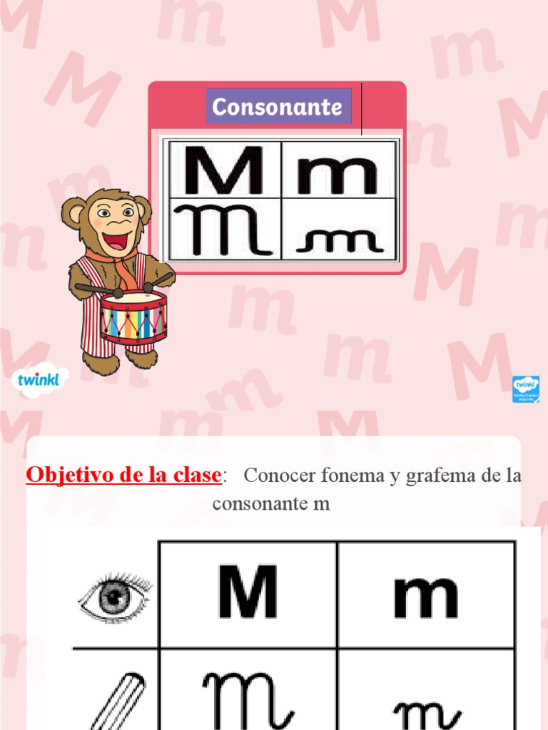 Consonante M Clase 1 | PDF