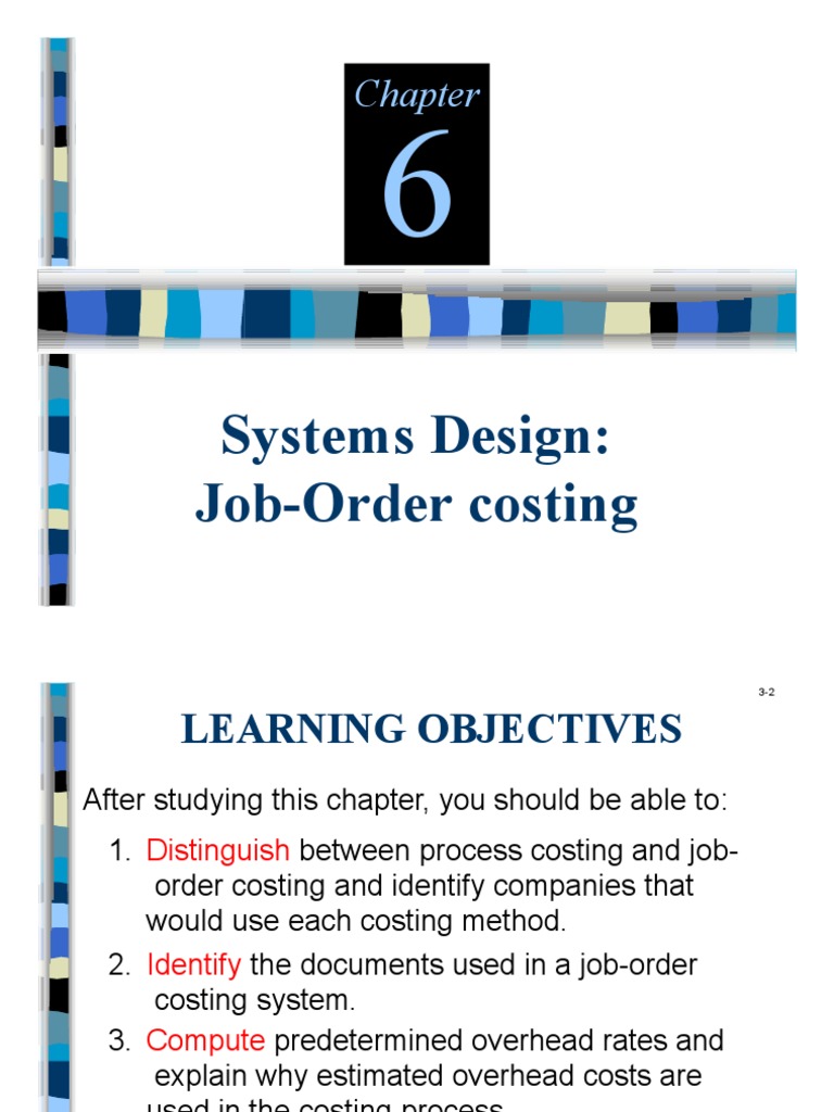 Chapter 6 - Job Order Costing | PDF | Cost | Management Accounting