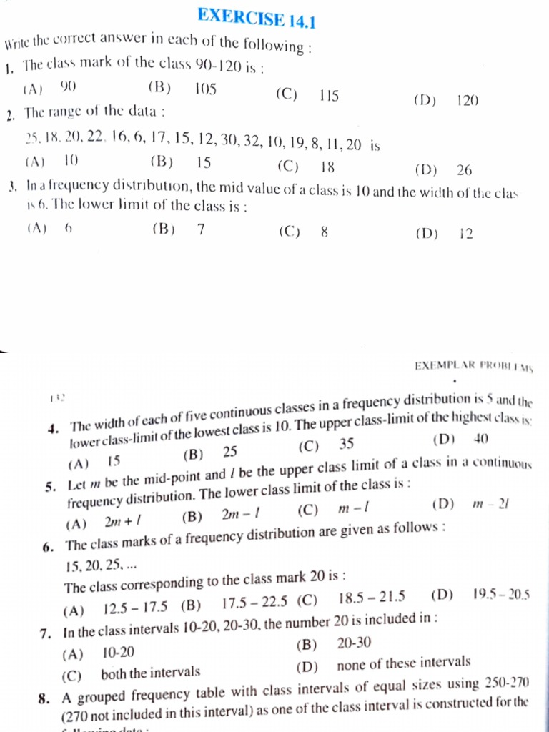 Probability Ncert Exampler Class 9 | PDF