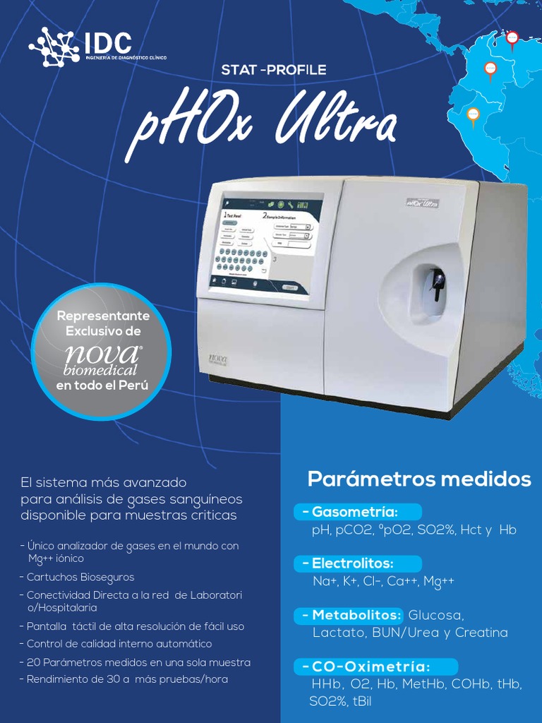 05 Gases Arteriales Phox Ultra | PDF | Química | Medicina CLINICA