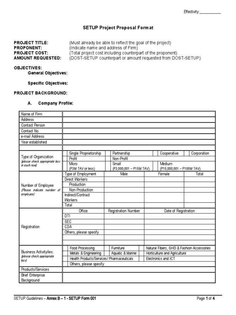 Template - Project Proposal | PDF | Waste Management | Waste