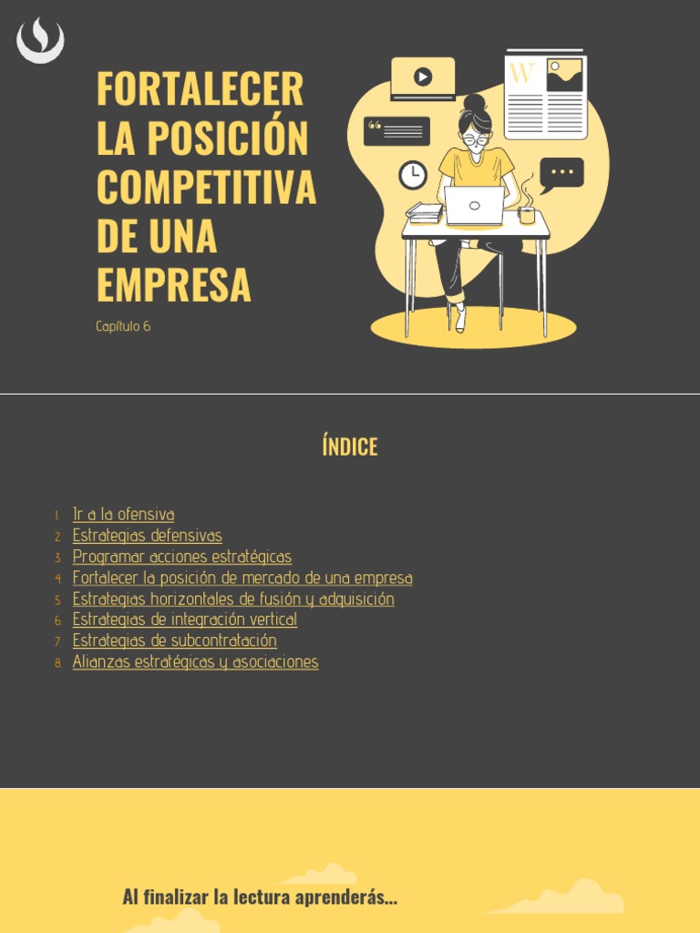 2 Fortalecer La Posición Competitiva de Una Empresa | PDF | Cadena de ...